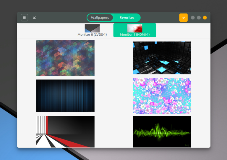 How to set different wallpapers for each monitor in Ubuntu using HydraPaper