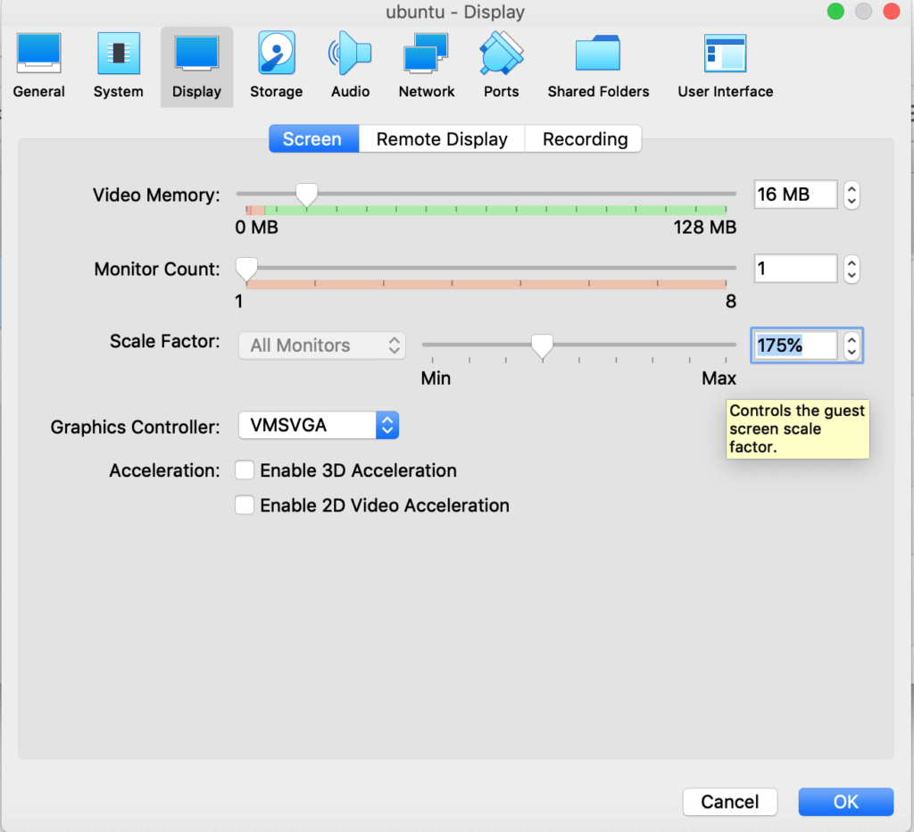 How to change the size of your virtual box window