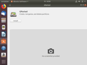 How to solve "ubi-partman failed with exit code 10" on ubuntu 18.04
