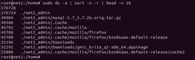 How To Find The Largest Files On Linux