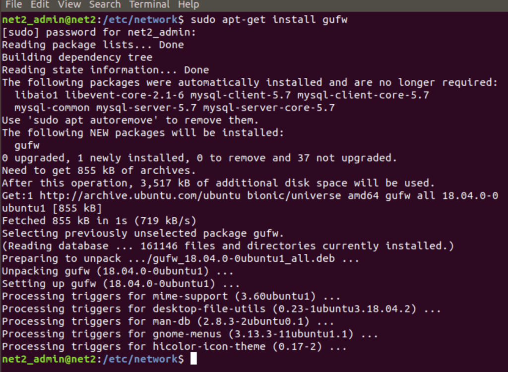 How to set up a firewall on Ubuntu 18.04