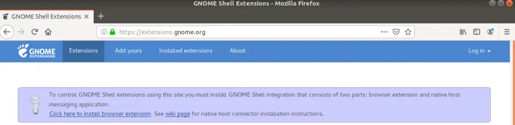 How To Install Gnome Shell Extensions In Ubuntu