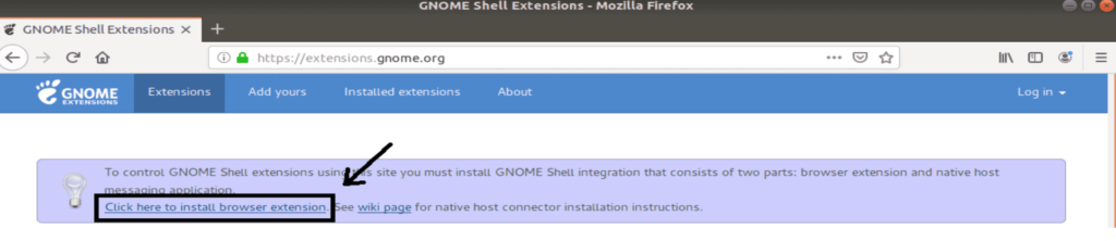 How to install GNOME Shell Extensions in Ubuntu