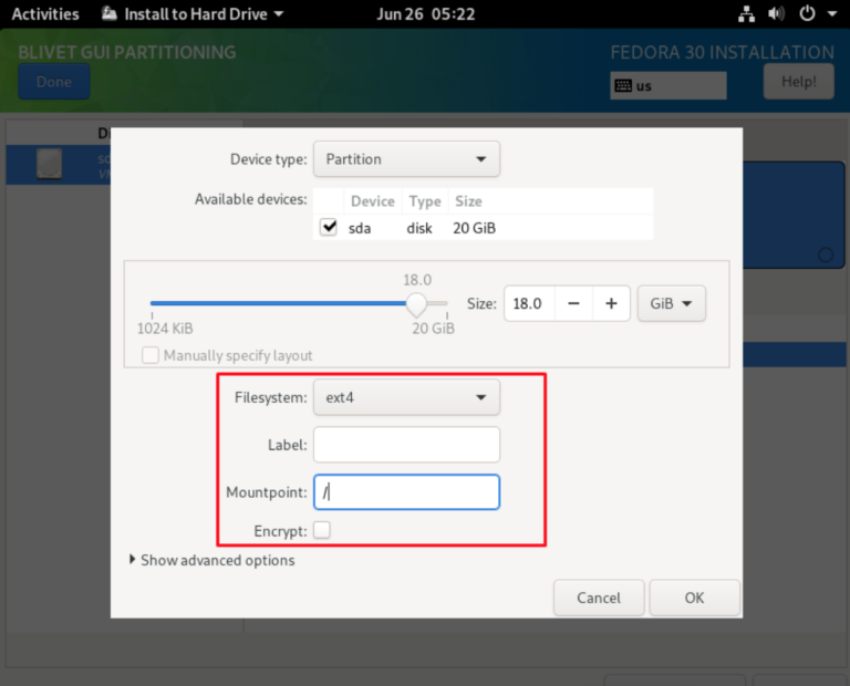 Dual boot Fedora with Windows 10