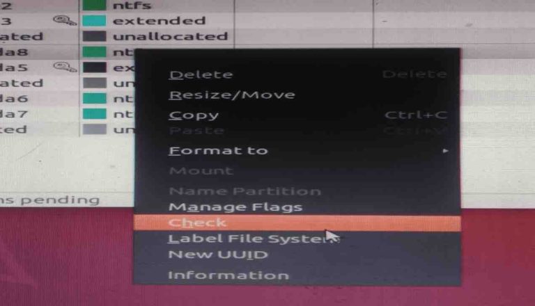 Using "fsck" to check or repair the file system in Ubuntu
