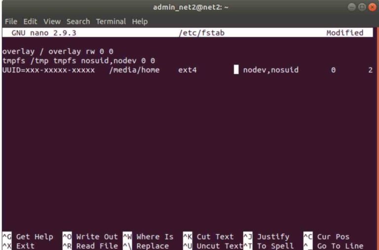 Moving the Home folder to another partition in Ubuntu