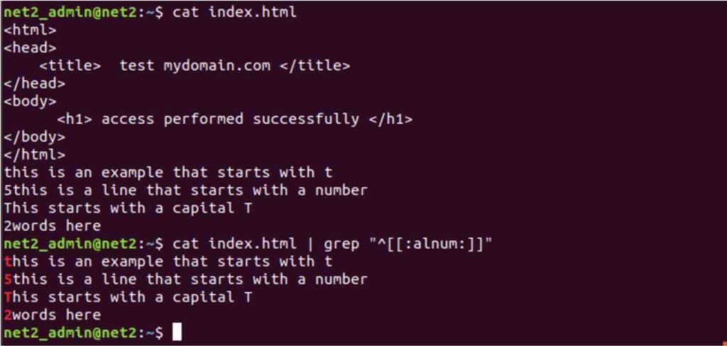 How to use grep command in Linux