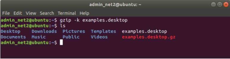 How to use the Gzip command in Linux