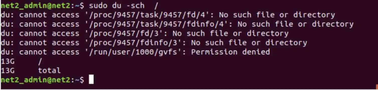 How To Find The Size Of A File Or Directory On Linux Using Du And Ncdu Commands