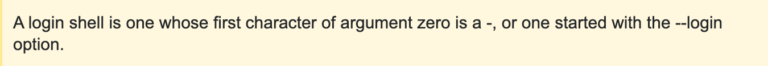 What is the difference between Non-Login and Login, Non-Interactive and Interactive shell ...
