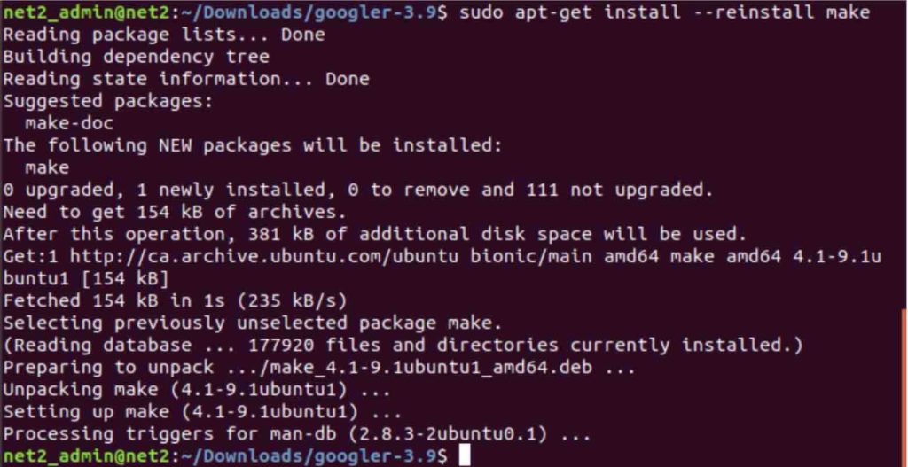 How to Google search from Linux terminal - Build your own search engine