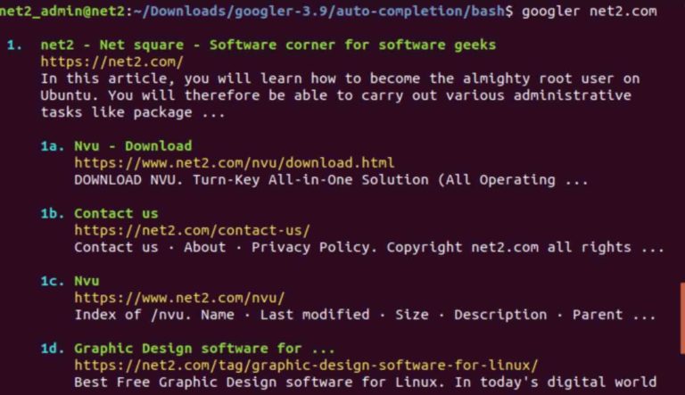 How to Google search from Linux terminal - Build your own search engine