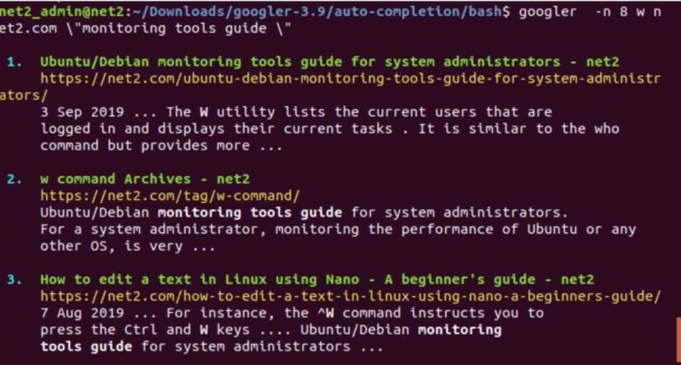 How to Google search from Linux terminal - Build your own search engine