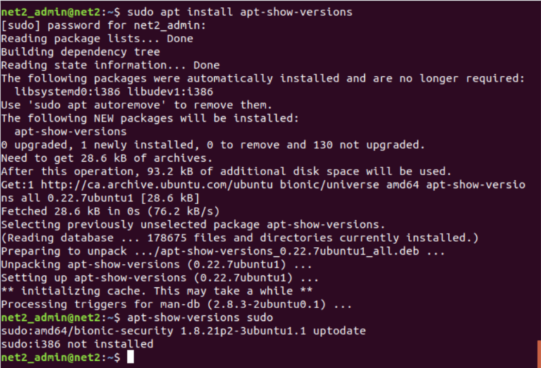 How to check a package version before installation in Linux/Ubuntu