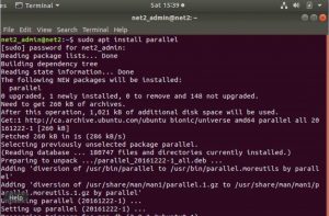 How to execute commands in parallel in Linux