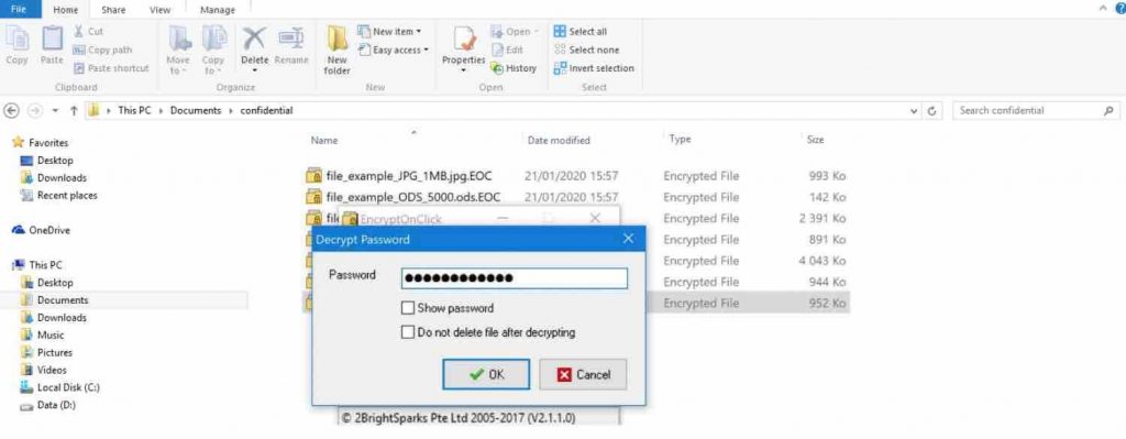 How to password protect a folder in Windows 10