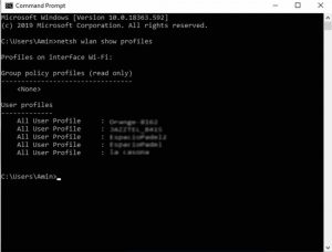 How to remove unused WiFi networks in Windows 10