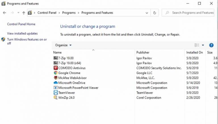 How to remove Internet Explorer in Windows 10