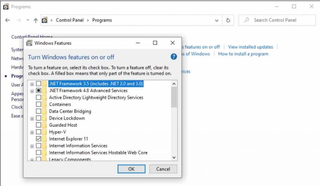 How to remove Internet Explorer in Windows 10