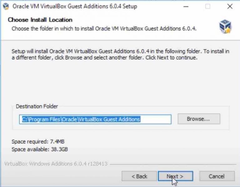 How to add guest features to your Virtualbox on Windows 10