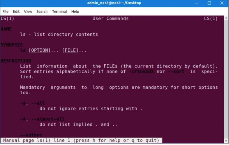 How to display a colored man pages in Ubuntu 20.04
