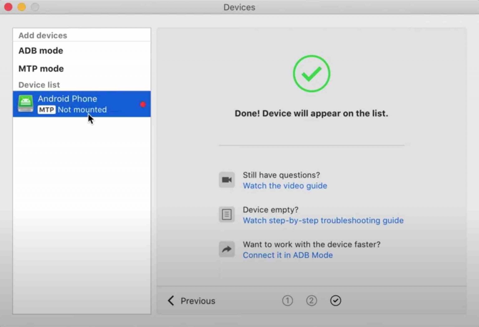 How to access Android files From Mac using MacDroid