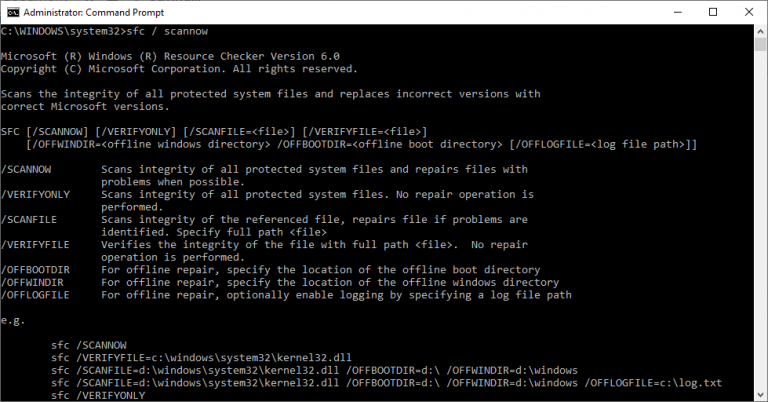 Windows 10 errors: how to fix them using System File Checker