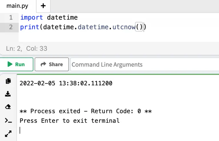 How To Get The Timestamp In Python