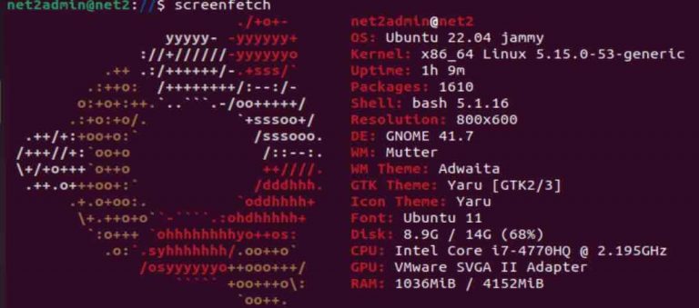 How to display Graphics card information on Ubuntu 22.04