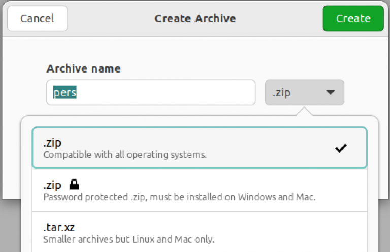 Encryption Create Encrypted Password Protected Zip File Ask Ubuntu 3360