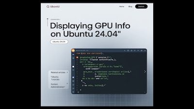 How to Display Your Graphics Card Information on Ubuntu 24.04