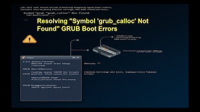 How to Fix "Symbol 'grub_calloc' Not Found" GRUB Boot Error